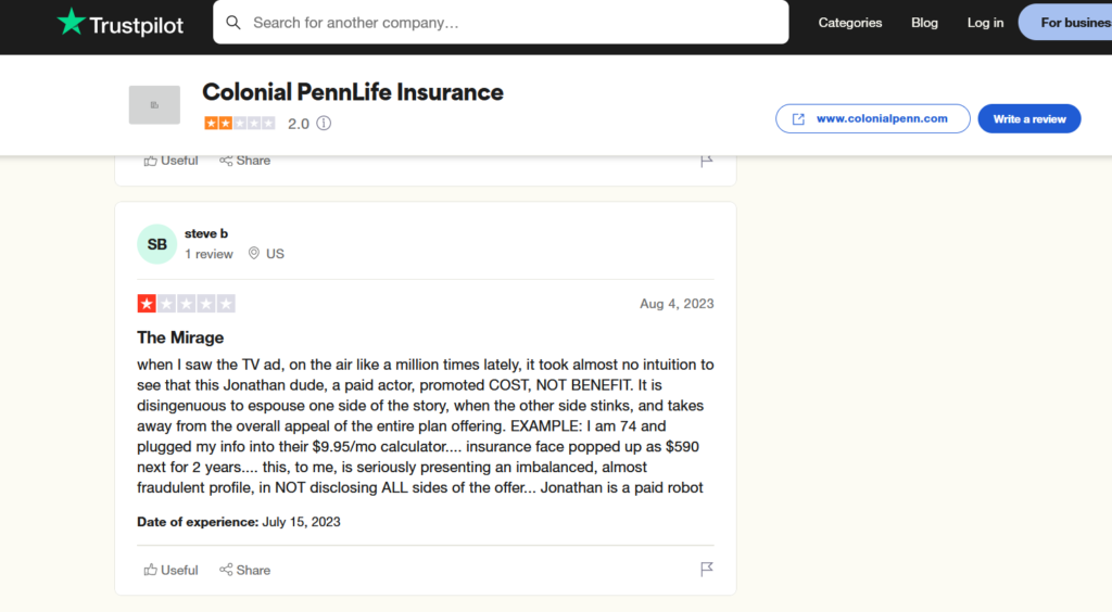 Exposing Colonial Penn’s 9.95 Life Insurance Plan - Noble Services Agency